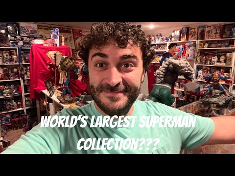 The WORLD'S LARGEST Private SUPERMAN Collection? FULL TOUR Video 2023