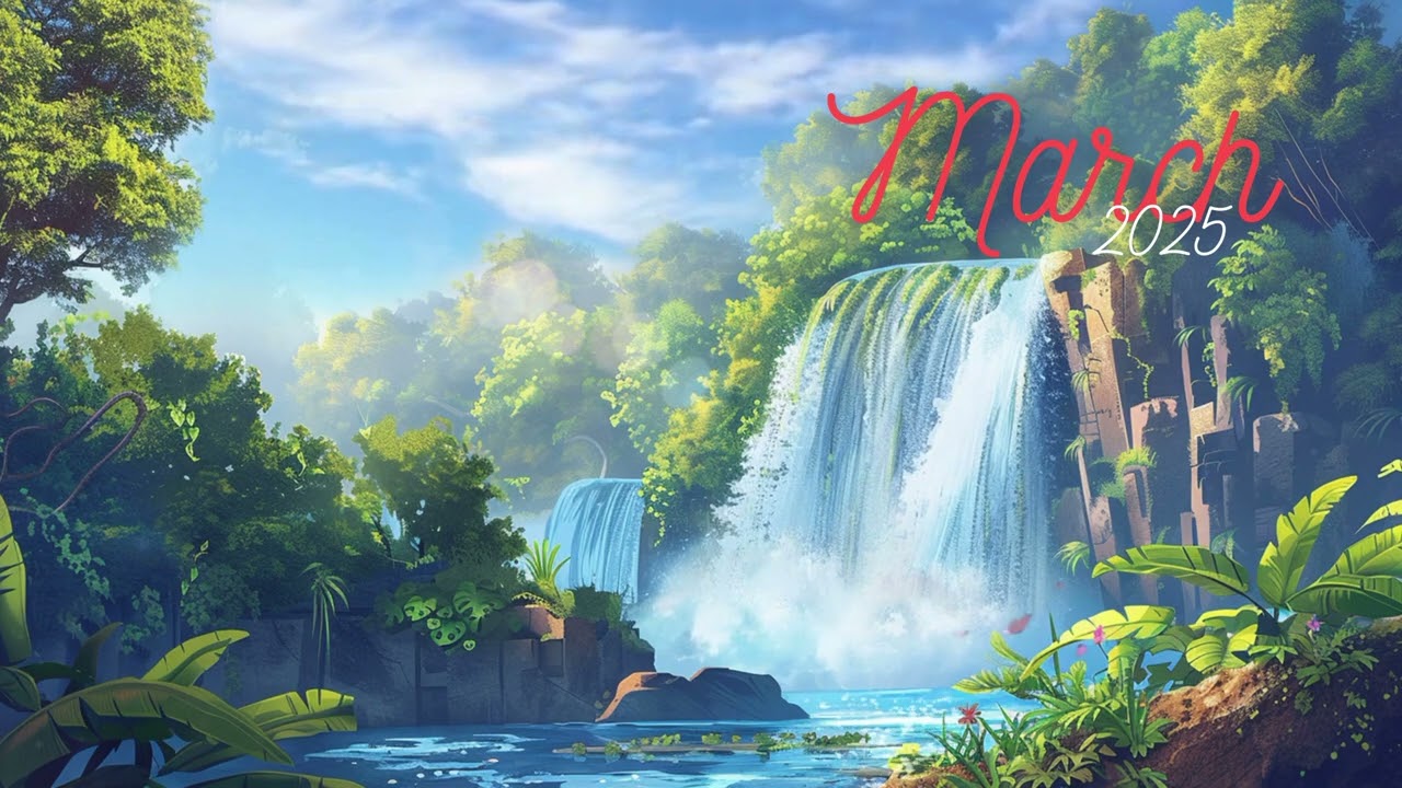 ULTRA-HD 4K March 2025 Calendar Wallpaper FREE DOWNLOAD