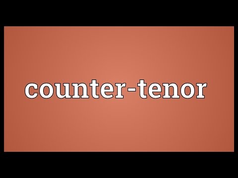 Counter-tenor Meaning