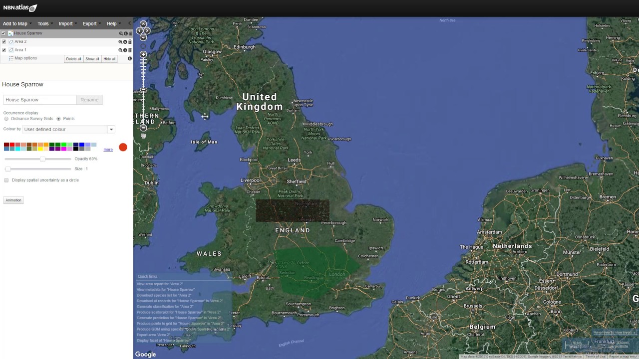NBN Atlas - Spatial Portal - Basic Functions