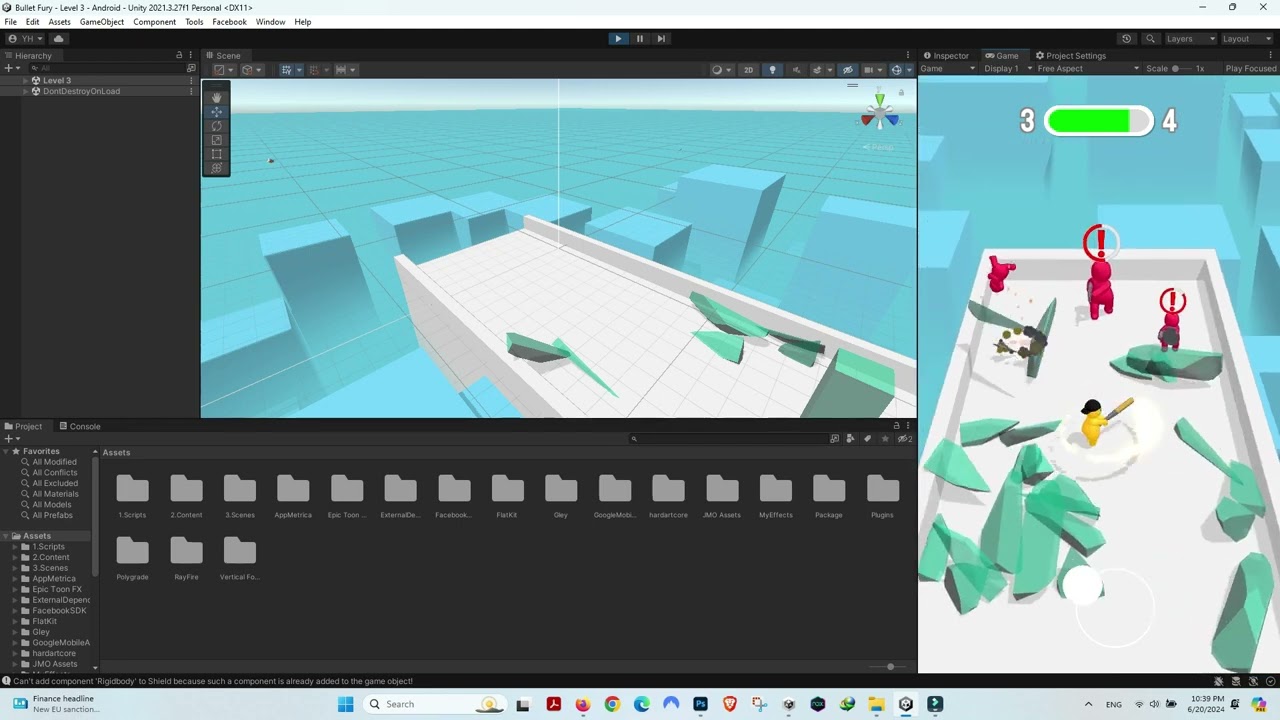 Bullet Furry Unity Game Source Code