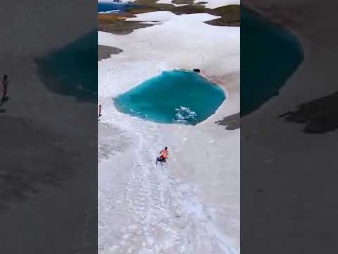 Skiing across water!