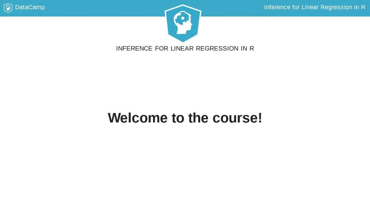 R Tutorial : Inference for Linear Regression in R