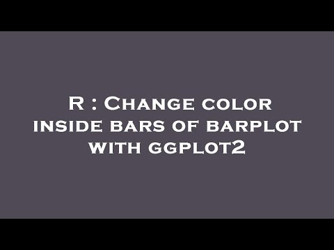 R : Change color inside bars of barplot with ggplot2