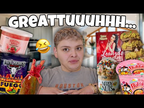 TRYING VIRAL TIKTOK SHOP SNACKS... bubble guts edition😒🤣