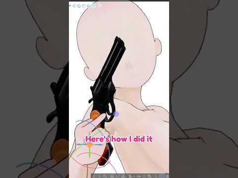 How to Make 3D Model Holding Objects in CSP!