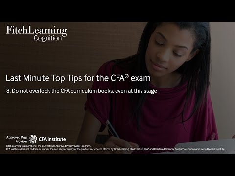 Do not overlook the CFA curriculum books, even at this stage