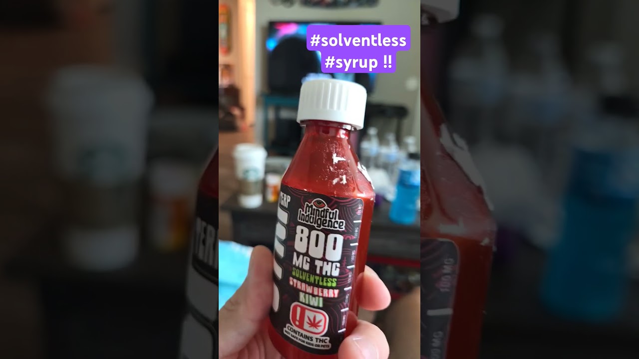 Mindful Indulgence rosin syrup #fyp #cannabis #viral #syrup #drank #aintno #wockhart #hash #rosin