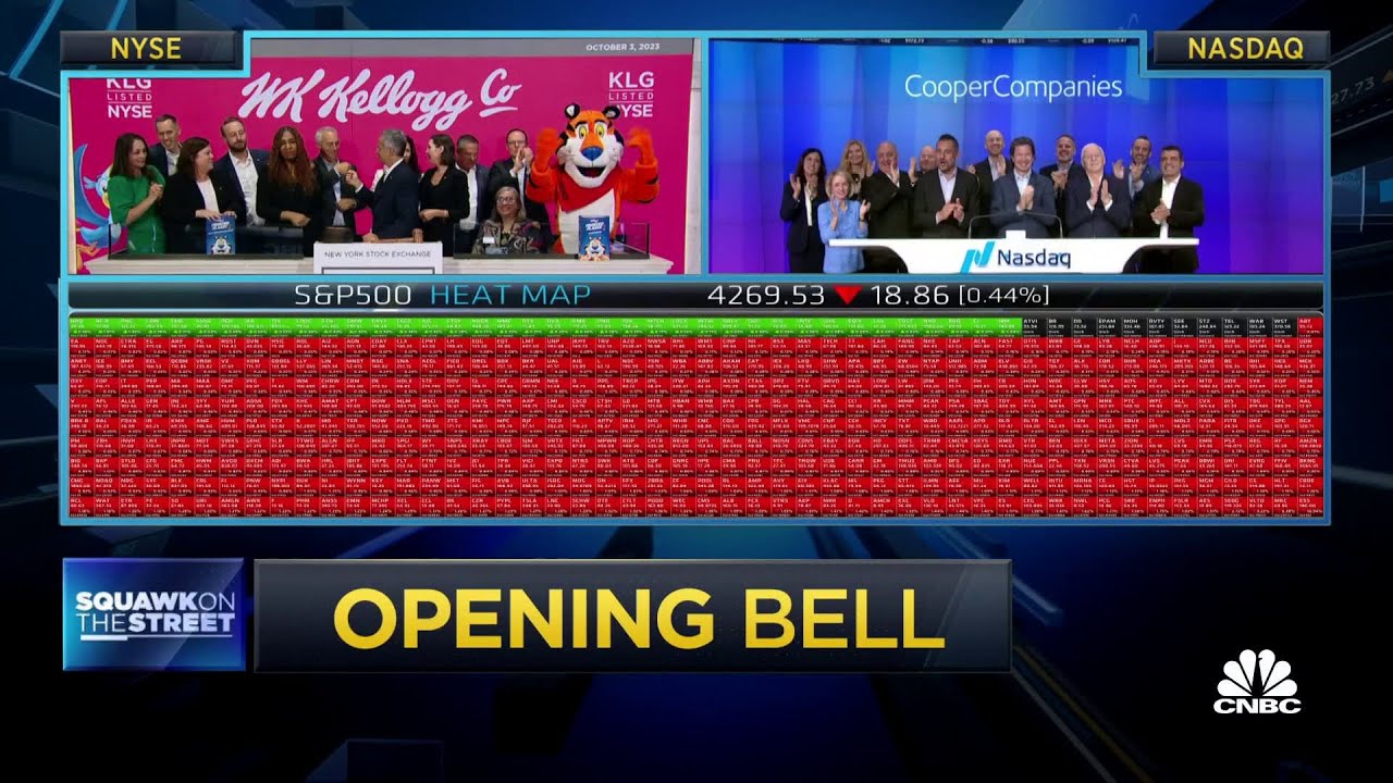 Opening Bell: October 3, 2023