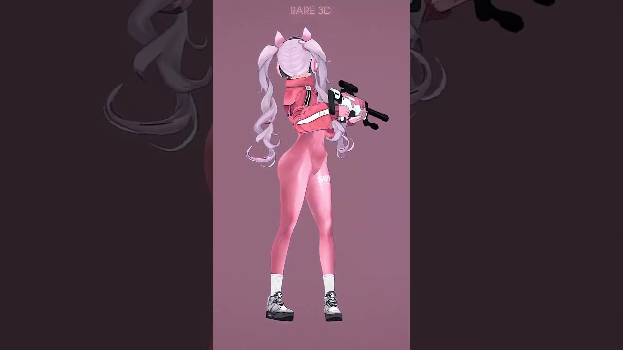 Alice (Goddess of Victory: Nikke) 3D Model by Miso3d #shorts #rare3d