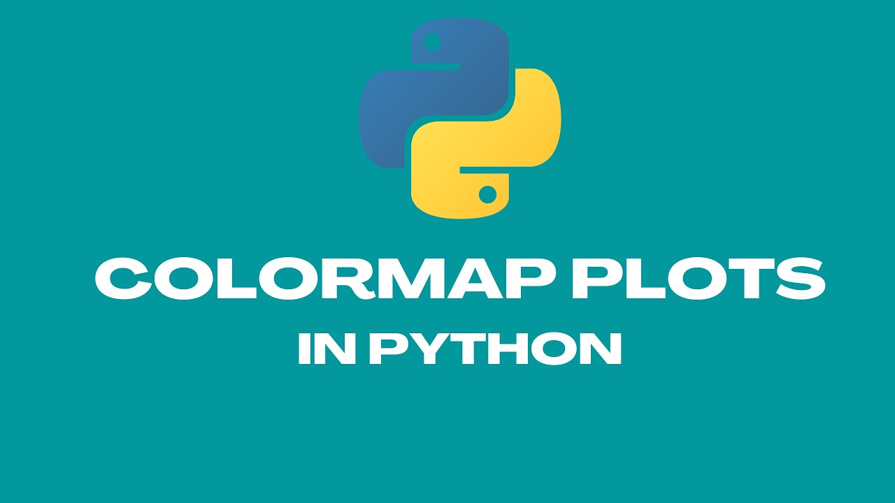 Colormap Plots in Python #rlanguagestatistics #python #matplotlib