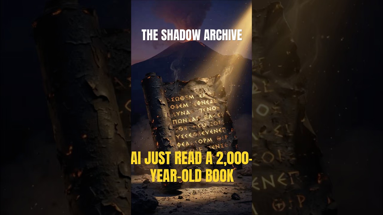 They Used AI to Read a Book Burned by Mount Vesuvius in 79