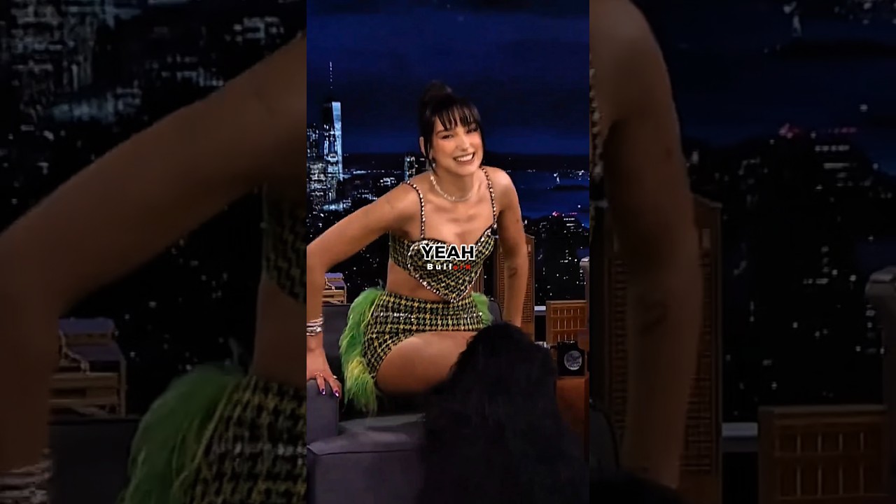 Dua Lipa Teaches Jimmy Fallon Her Dance Moves 💃😂 #Shorts #jimmyfallon #dualipa