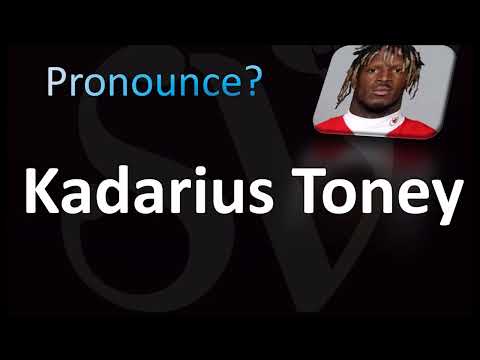 How to Pronounce Kadarius Toney (NFL)