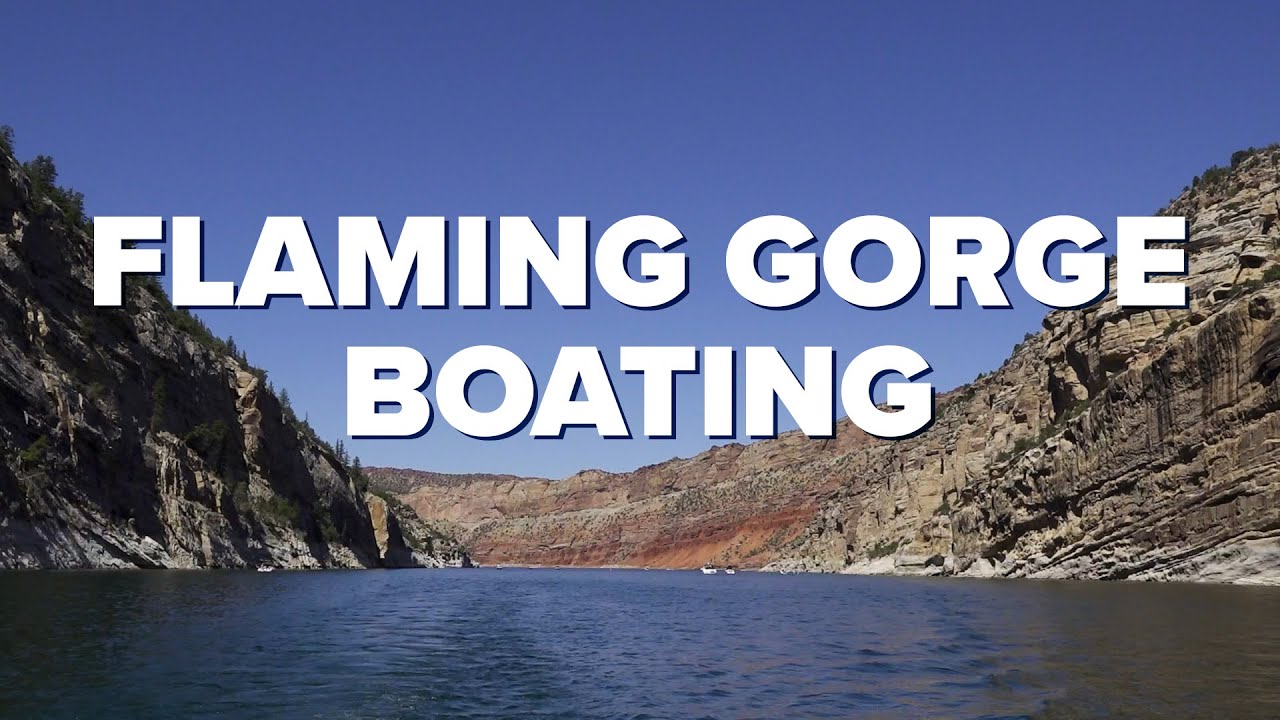 Boating at Flaming Gorge
