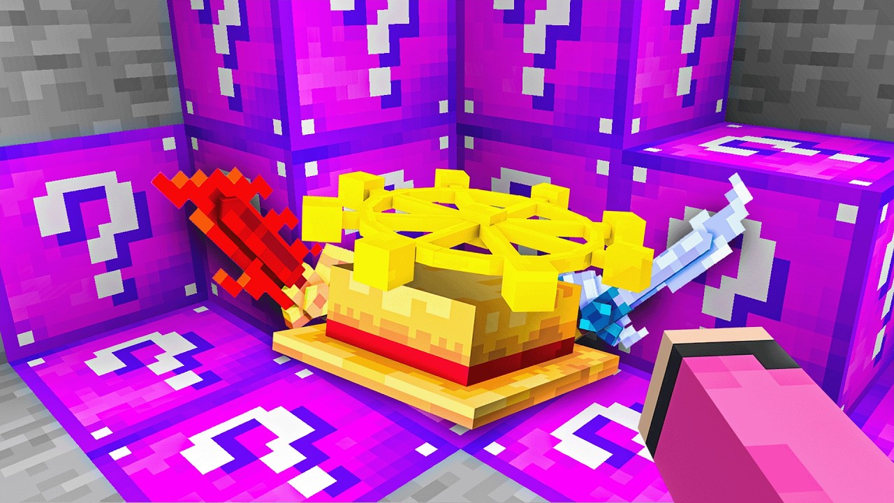 Testing Anime LUCKY BLOCKS in Minecraft!