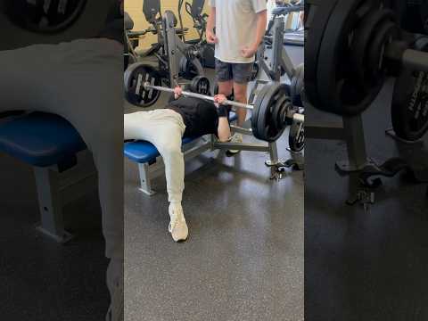 255LB BENCH PRESS AT 165 BODYWEIGHT #music #song #hardrock #80smusic #shredd #getshredded