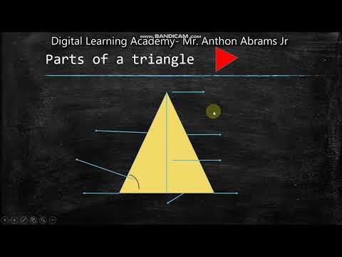 Definition and Parts of a Triangle