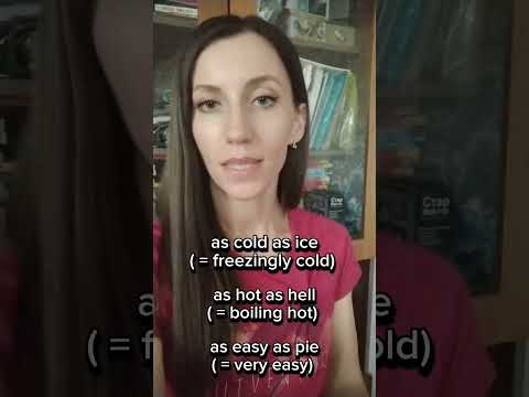 10 English SIMILES to make your speech brighter. As... as... /...like...