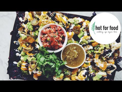 roasted veggie nachos (vegan sheet pan ideas ep #1) | hot for food