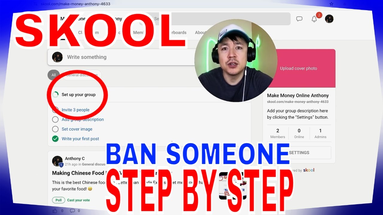 ✅  How To Ban Skool Community Group Member 🔴