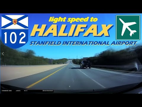 Time Lapse: Light-Speed drive from Halifax to Stanfield International Airport
