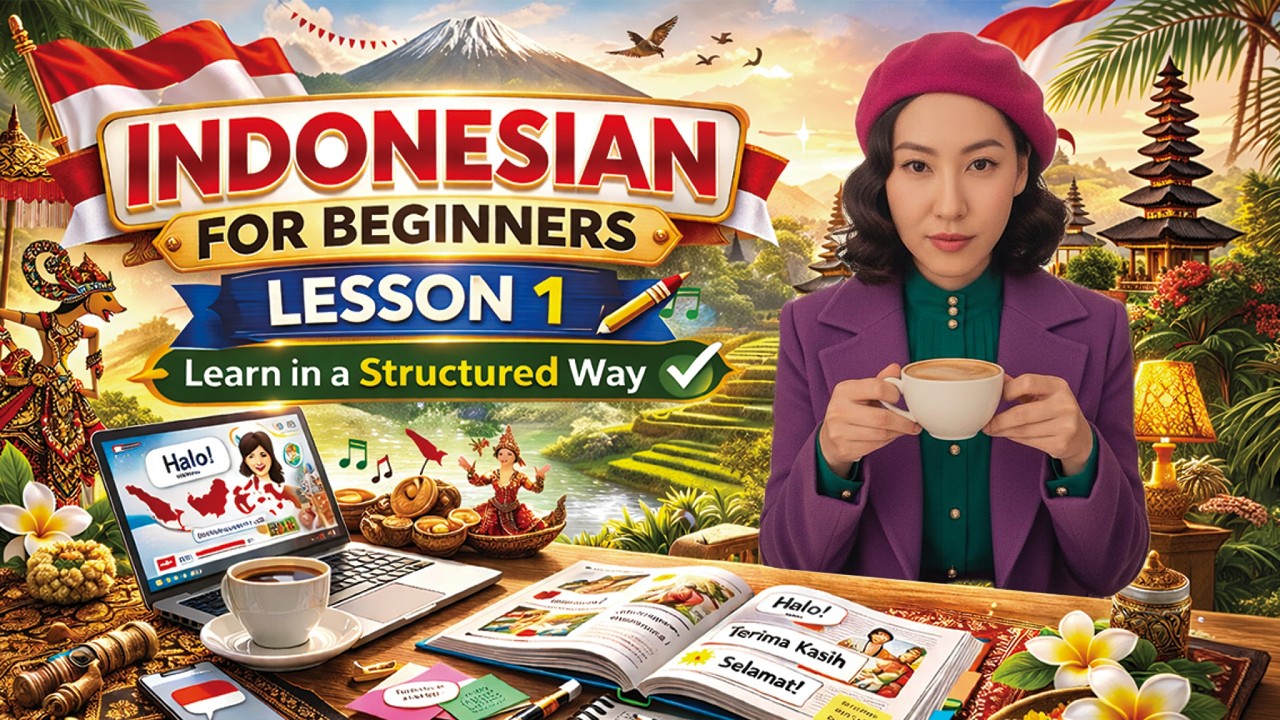 Learn Indonesian for Beginners | Lesson 1 Structured Course