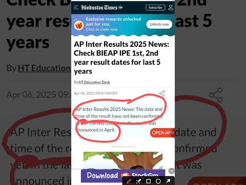 AP Inter 1st 2nd year result date Out 2025 Manabadi Inter Result Marksheet