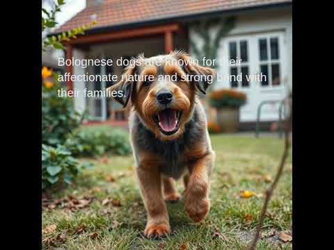 Bolognese dogs are known for their affectionate nature and strong bond with their families.