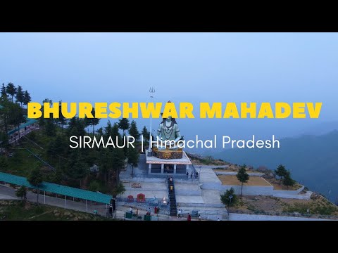Bhureshwar Mahadev Temple Drone View | Shiva Sculpture in the Himalayas
