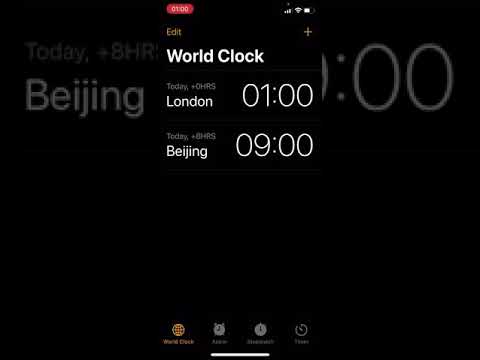 UK Clocks Change | London vs Beijing Clocks Changing in Real Time