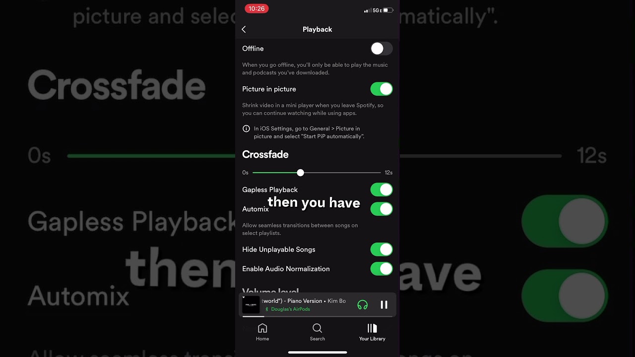How to get Crossfade on Spotify