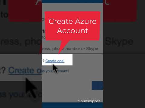 Create Azure Account in 60 Seconds
