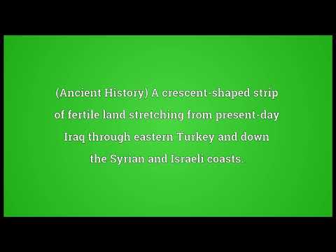 Fertile Crescent Meaning