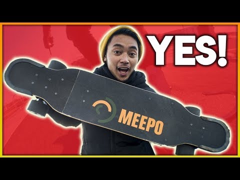 One Of A Kind Meepo 1.5 Electric Skateboard! (Kicktails)