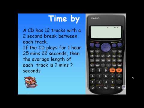Calculate Time by CASIO Calculator