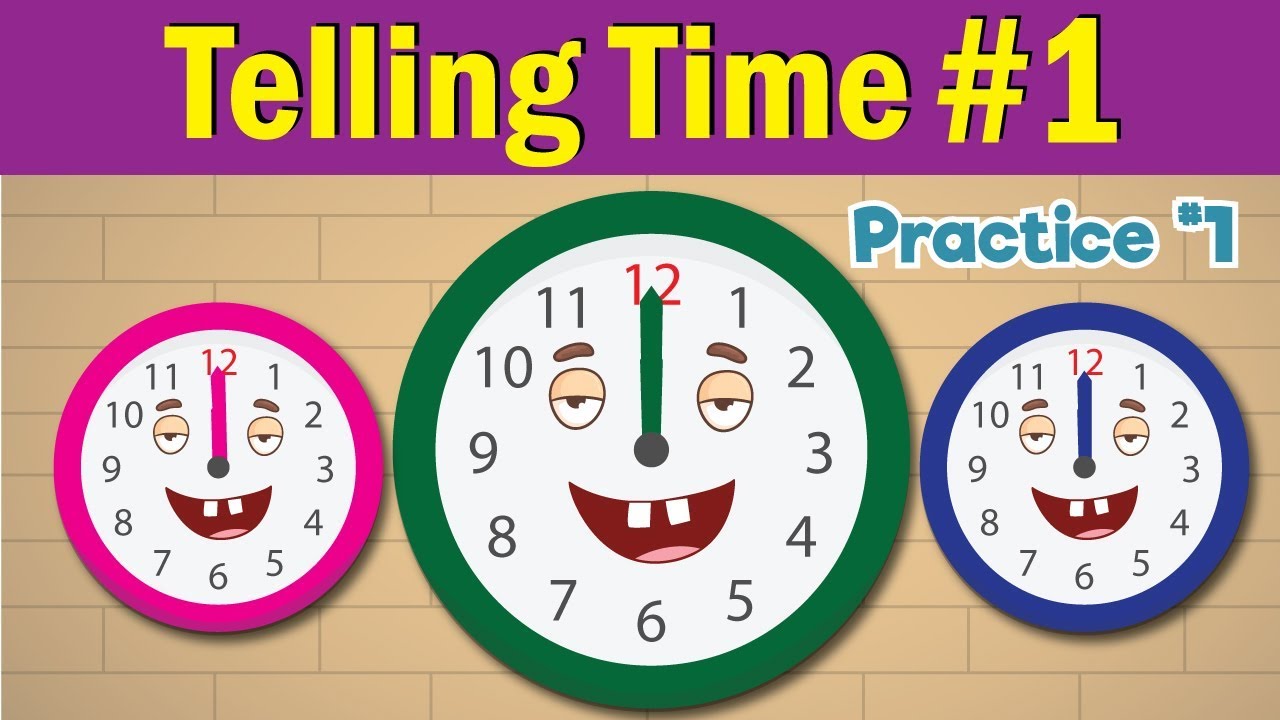 Learn To Tell Time What s The Time 
