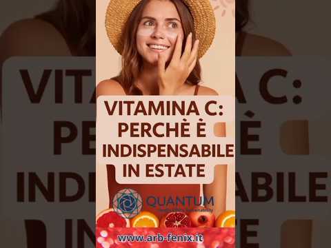 🌞 Vitamina C: ecco perché è ESSENZIALE anche in estate! 🍊 #vitaminac #quantumhes #arb_fenix