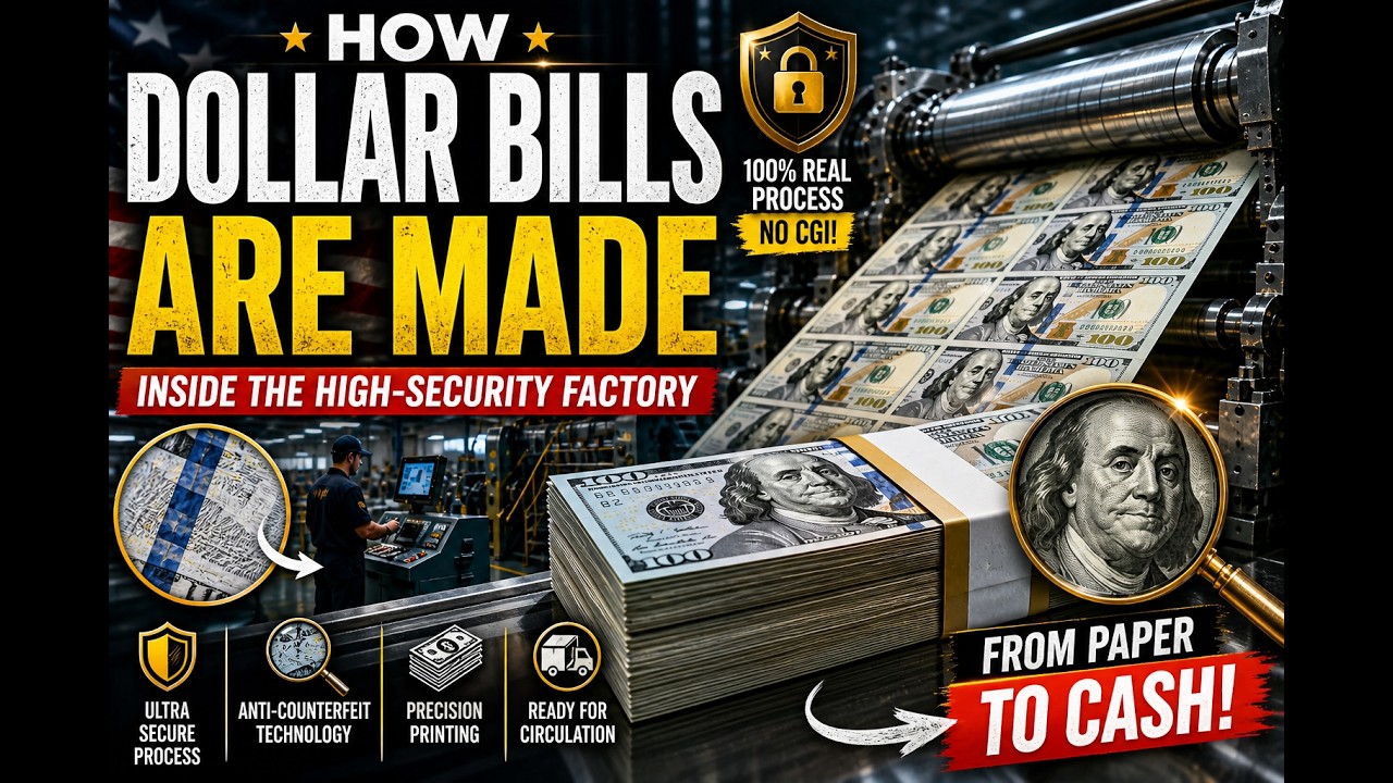 How Money Is Made: Inside America’s High-Security Dollar Factory