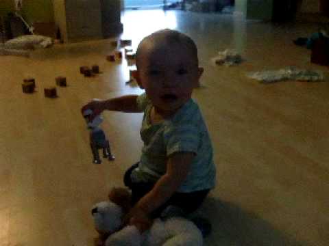 Maniacally laughing baby