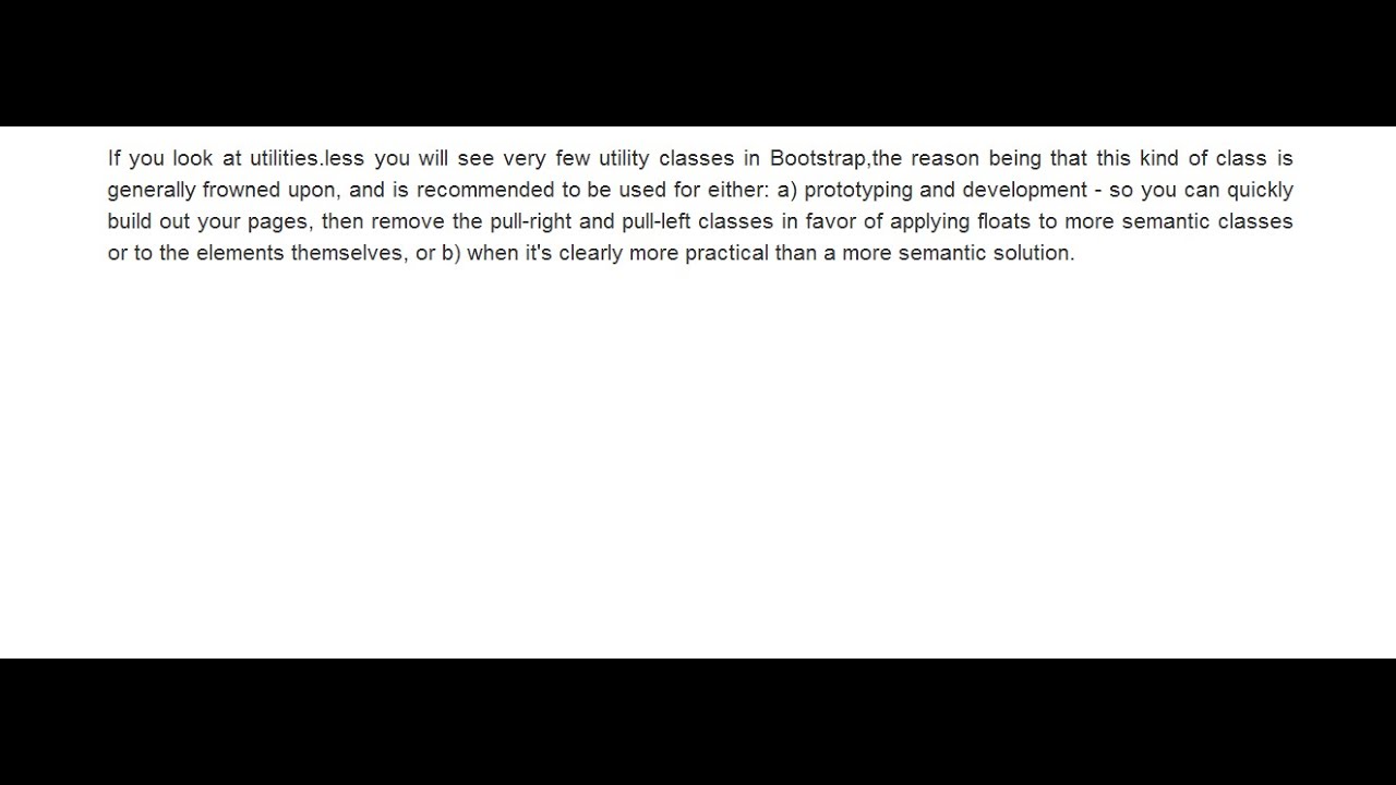 Bootstrap Text alignment