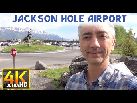 Jackson Hole Wyoming Airport Tour (JAC) (4k UHD) #airporttour
