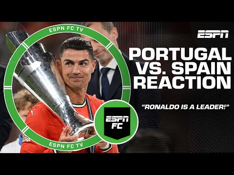 Cristiano Ronaldo is a LEADER, he showed that today vs. Spain! - Frank Leboeuf | ESPN FC