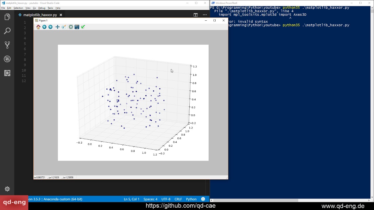Python ZERO (Ep. 10): Triggering stuff when picking in matplotlib 3D