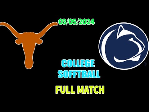 #2 Texas Vs Penn State | Full Match | NCAA Softball 03/04/2024
