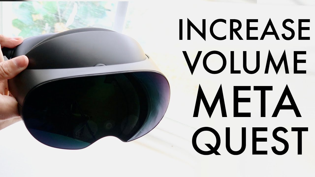 How To Increase/Decrease Volume On Meta Quest Pro!