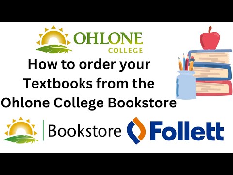 How to Order Textbooks Online through the Ohlone College Bookstore