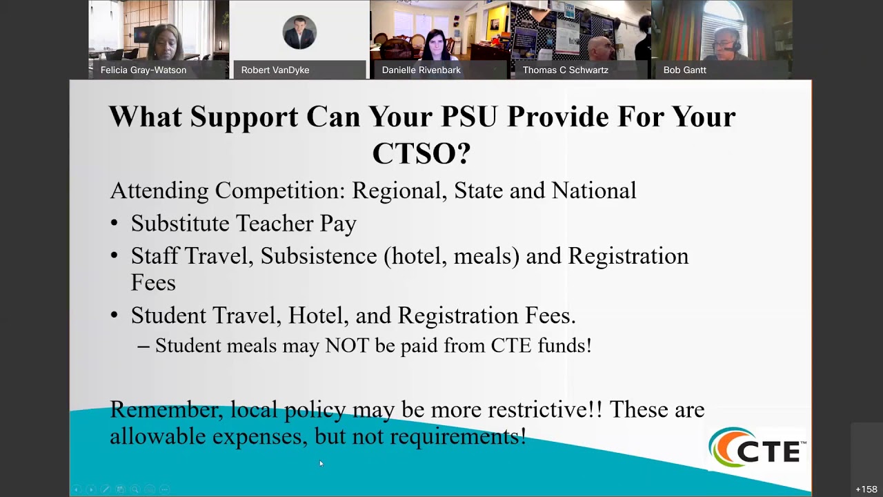 CTSO Funding Overview