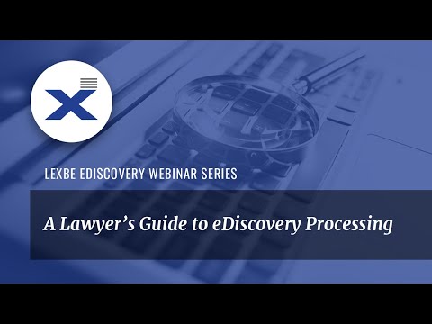 A Lawyer’s Guide to eDiscovery Processing