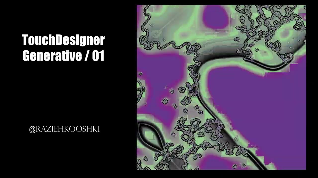 TOUCHDESIGNER Tutorial - Generative Art / 01